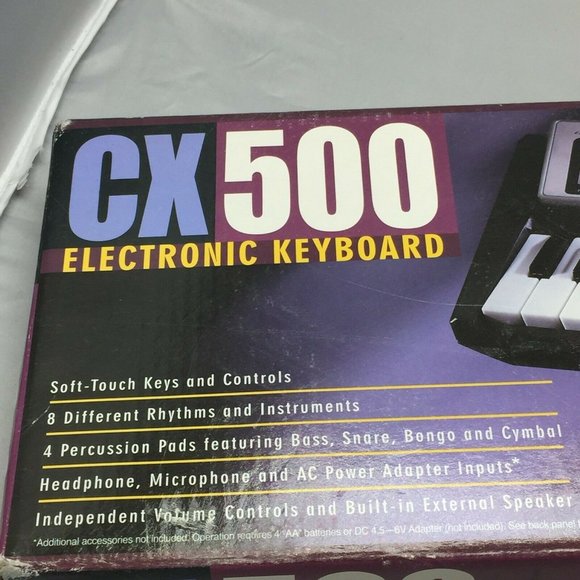 CX500 | Portable Audio & Video | Cx 50 Electronic Keyboard Soft Touch ...